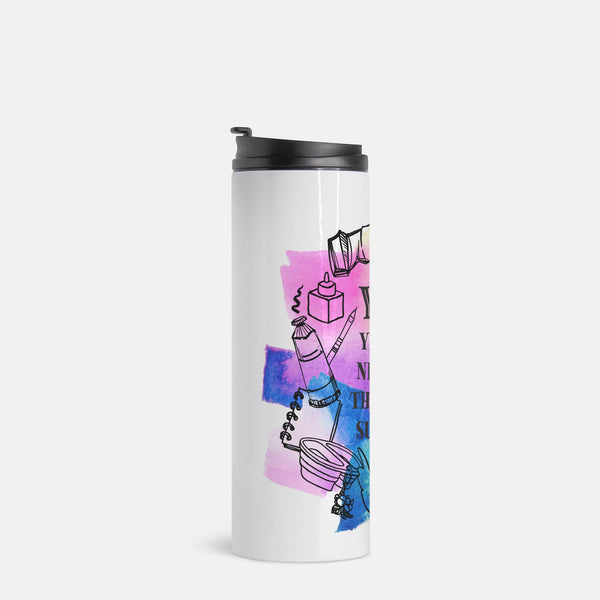 “Yes, Yes I Do Need All These Art Supplies” 16oz. Thermal Tumbler ...