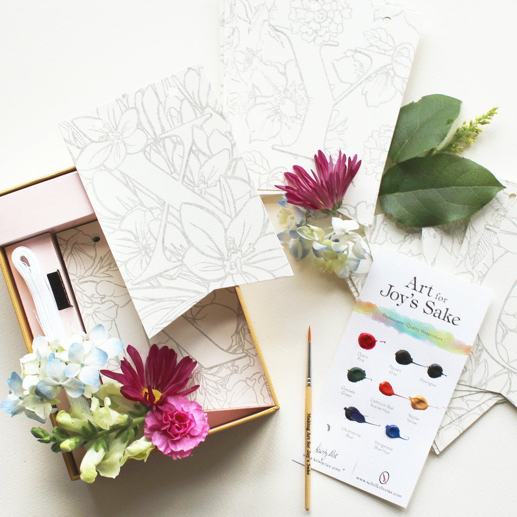 Paint-Your-Own Watercolor Garland – KristyRice.com