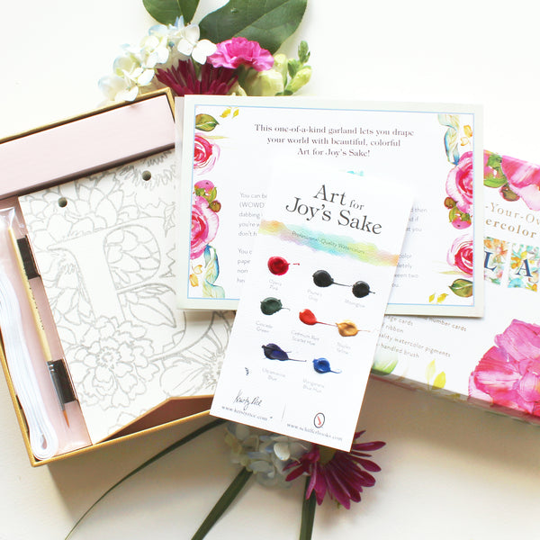 Paint-Your-Own Watercolor Garland – KristyRice.com