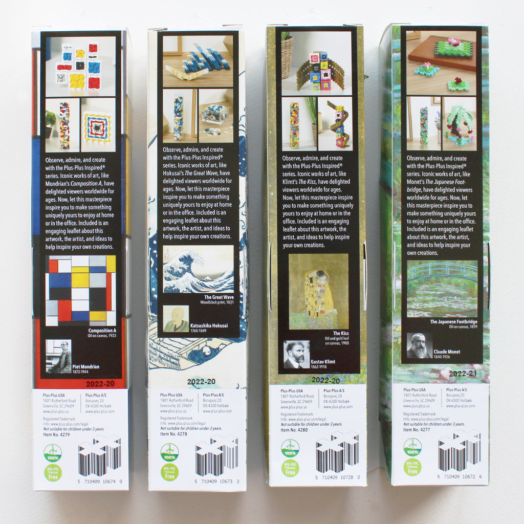 Famous Artwork Building Blocks by Plus-Plus Inspired – KristyRice.com